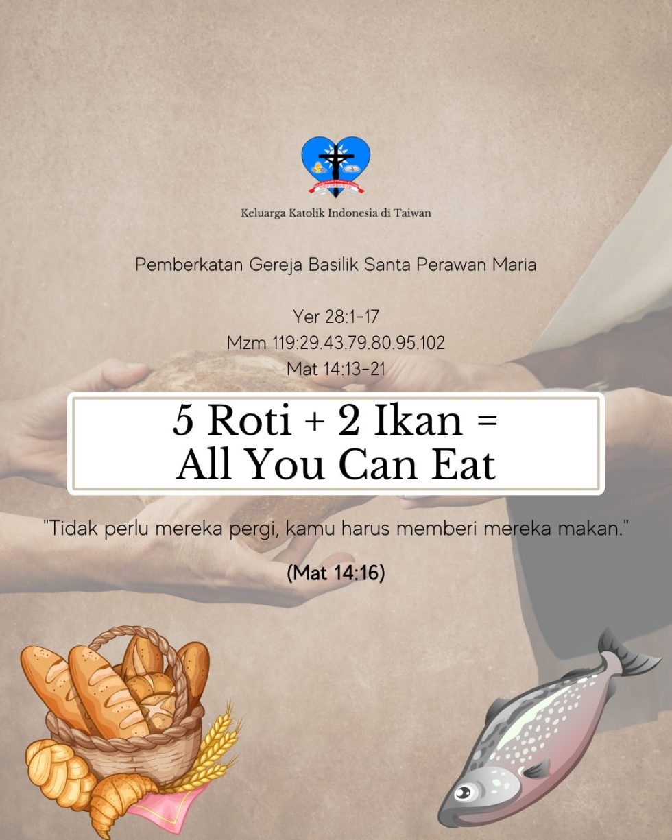 5 ROTI + 2 IKAN = ALL YOU CAN EAT | KITA Taiwan